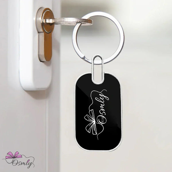 Metal Keychain with Rounded Edges | Buy Online Keychains at OSMLY