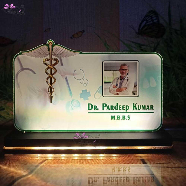UV Print Customized Doctor Name Plate Buy Online at OSMLY