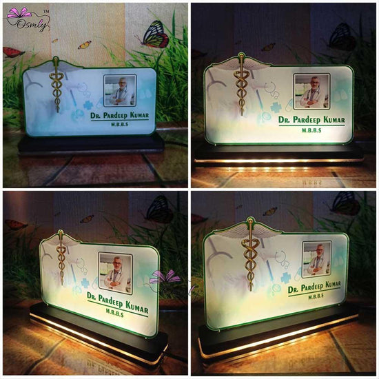 UV Print Customized Doctor Name Plate Buy Online at OSMLY