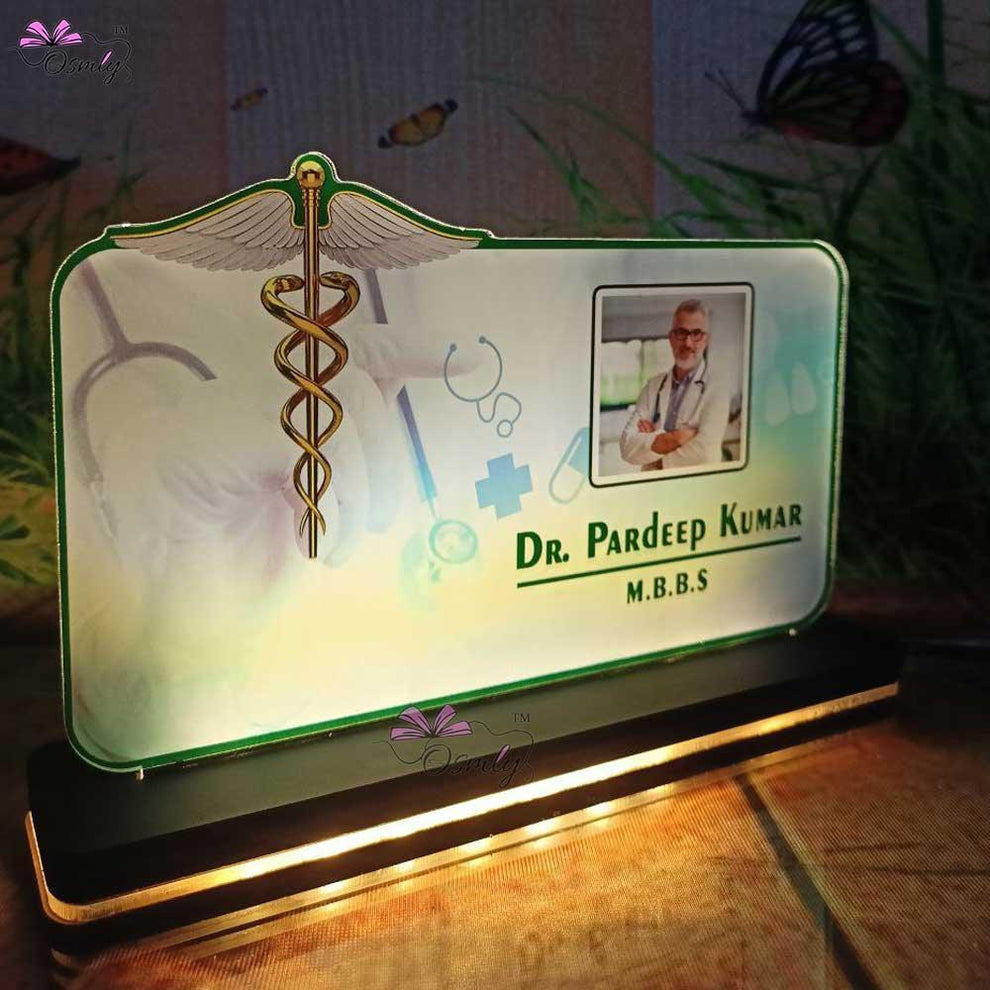 UV Print Customized Doctor Name Plate Buy Online at OSMLY