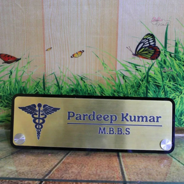 Acrylic Table Name Plate Buy Online at OSMLY