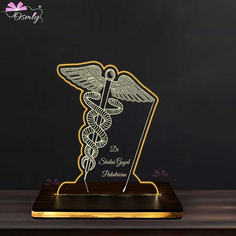 Acrylic Doctor Logo Lamp Buy Online at OSMLY